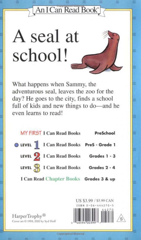 Kidschool - Sammy the Seal Book and CD 姍米小海豹 (有聲書)｜媽咪愛