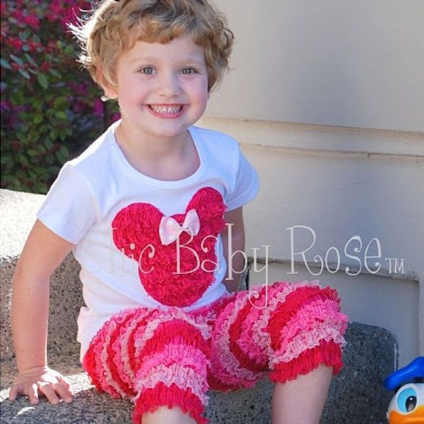 美國 Chic Baby Rose - 手工雪紡純棉上衣_米妮-長袖-覆盆子 (2T)｜媽咪愛