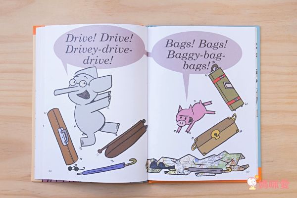 【得獎】Let`s Go for a Drive! (An Elephant and Piggie Book) 我們一起去旅行｜媽咪愛