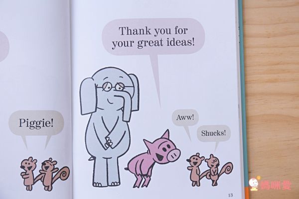 The Thank You Book (An Elephant and Piggie Book) 謝謝你，我的好朋友｜媽咪愛
