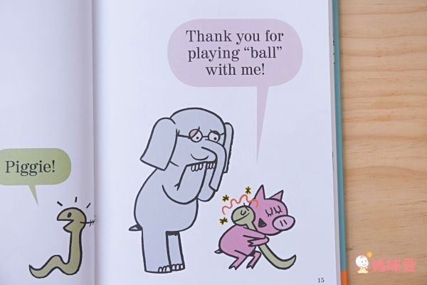 The Thank You Book (An Elephant and Piggie Book) 謝謝你，我的好朋友｜媽咪愛