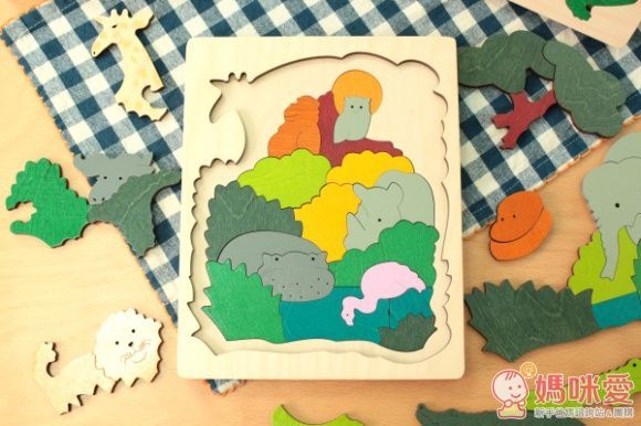 George Luck Puzzle - 創意拼圖-晴空＆龍卷風-雙層｜媽咪愛