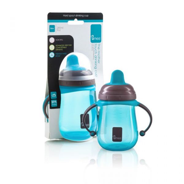 荷蘭 Umee - 鴨嘴學習訓練喝水杯-藍色-220ml｜媽咪愛