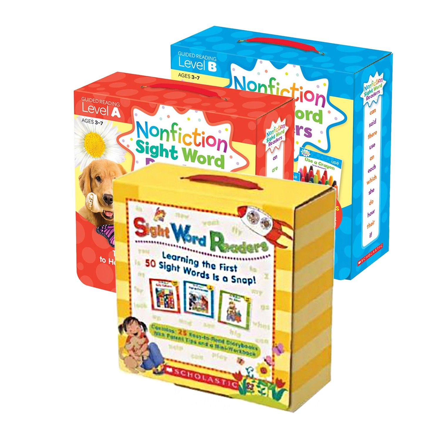 Scholastic - 【超值合購】Nonfiction Sight Word Readers Level A＋B＋Sight Word ...