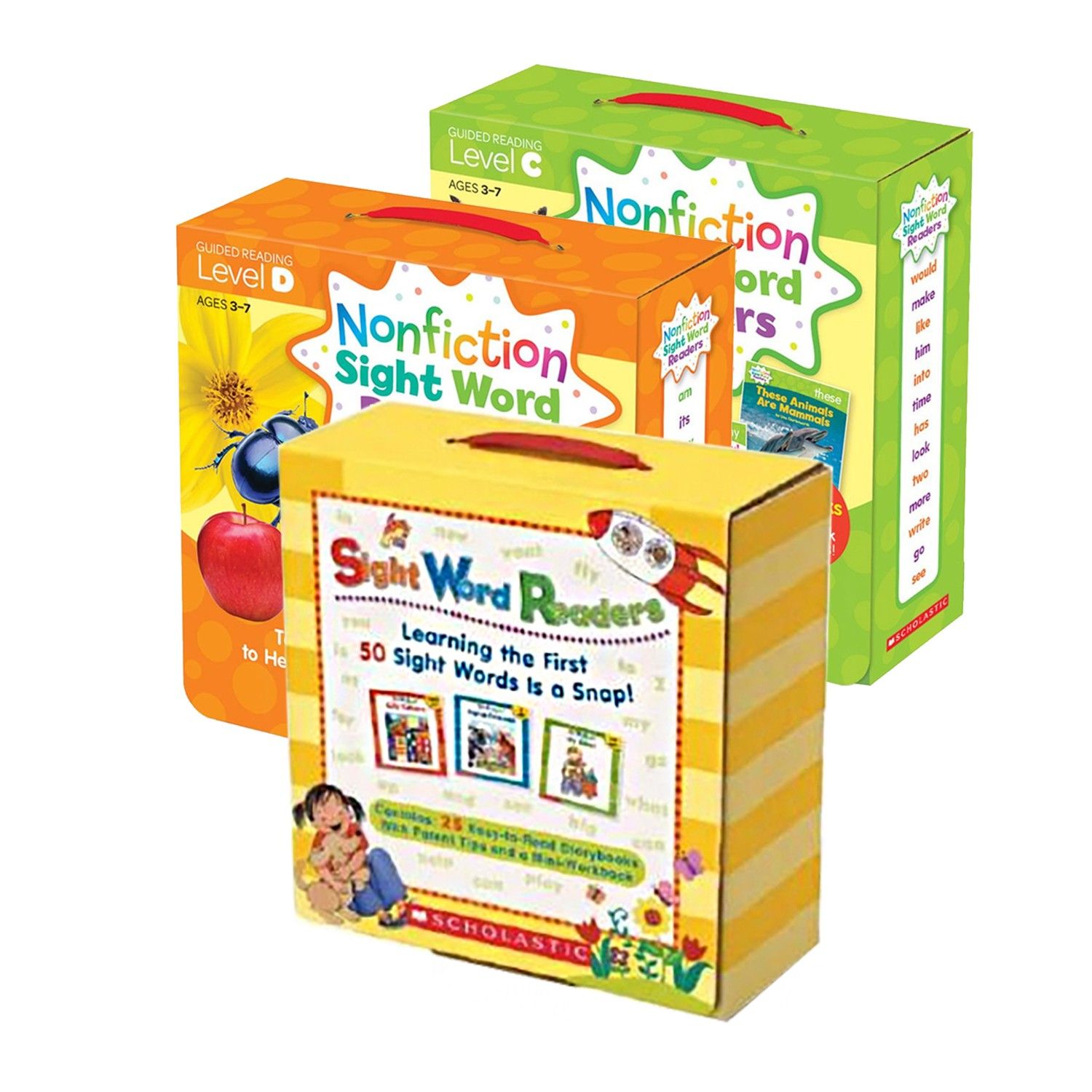 Scholastic - 【超值合購】Nonfiction Sight Word Readers Level C＋D＋Sight Word ...