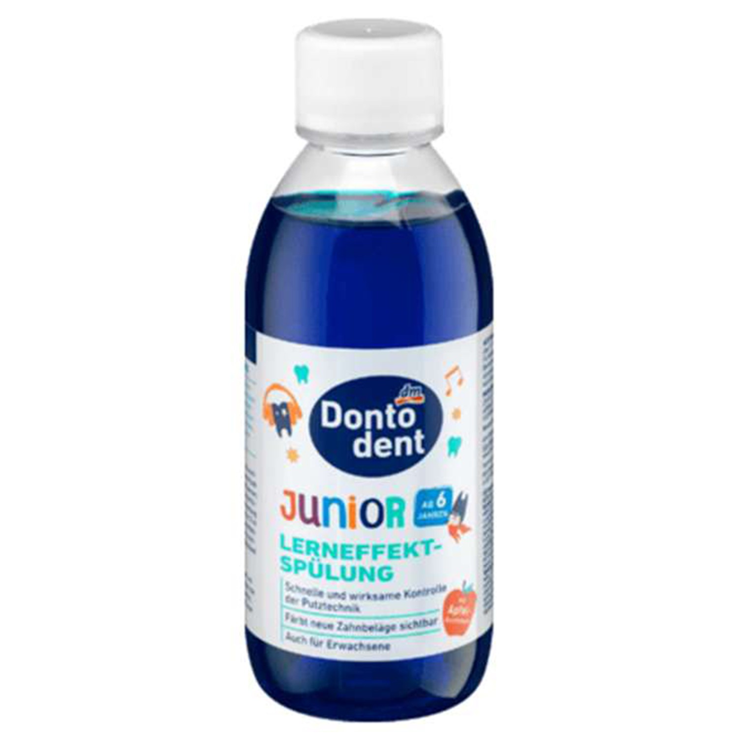 德國 DONTODENT - 兒童牙菌斑檢測漱口水-(200ml)｜媽咪愛